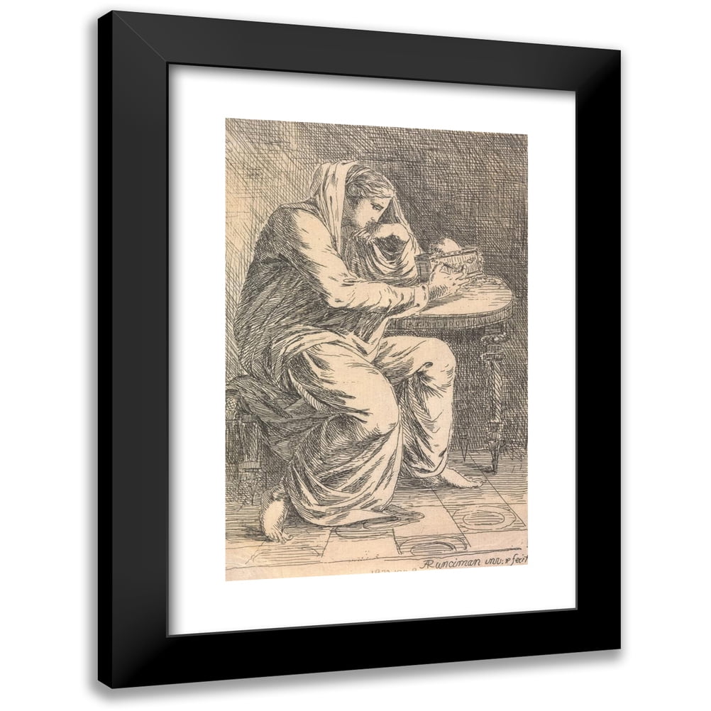 Alexander Runciman 13x18 Black Modern Framed Museum Art Print Titled ...