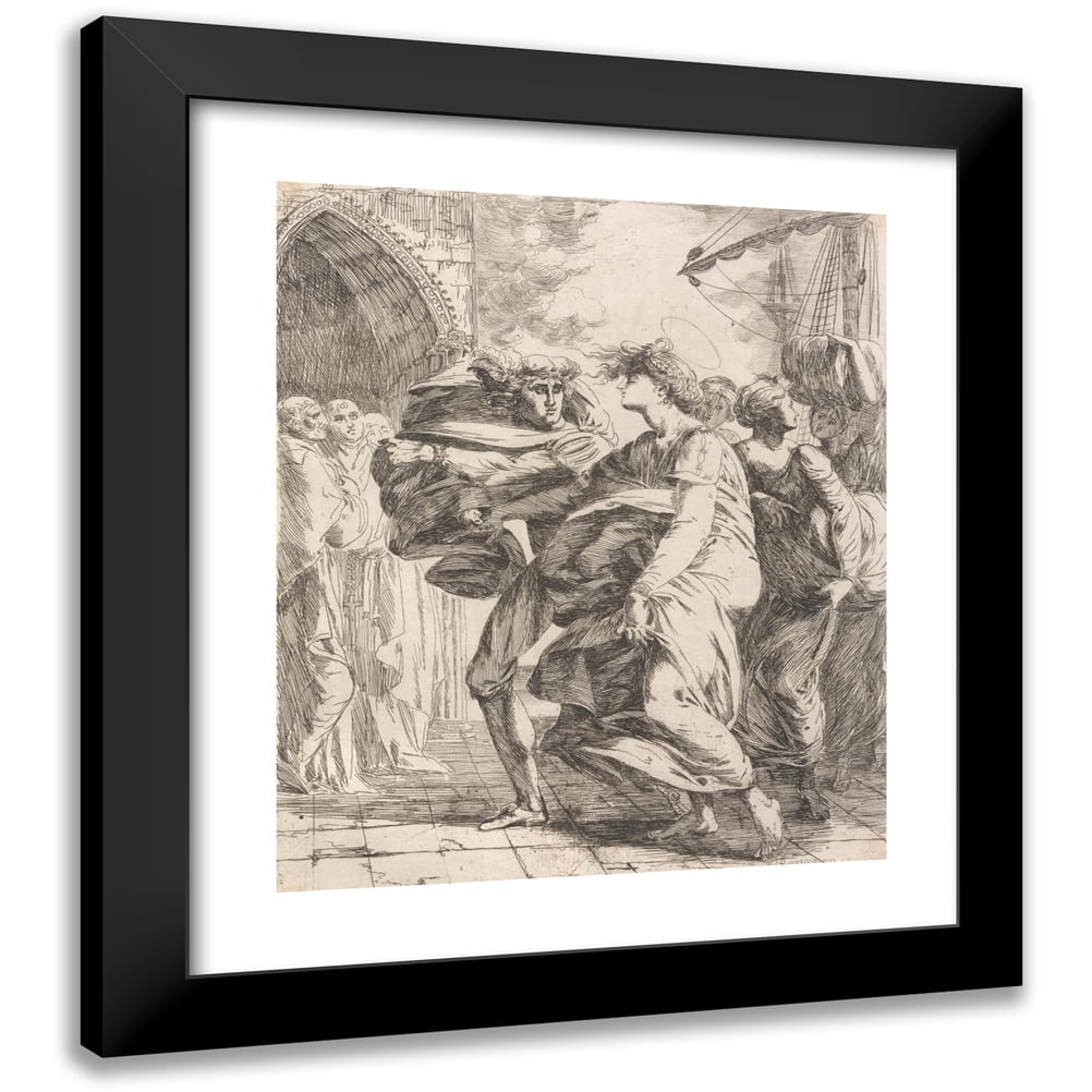 Alexander Runciman 15x17 Black Modern Framed Museum Art Print Titled ...