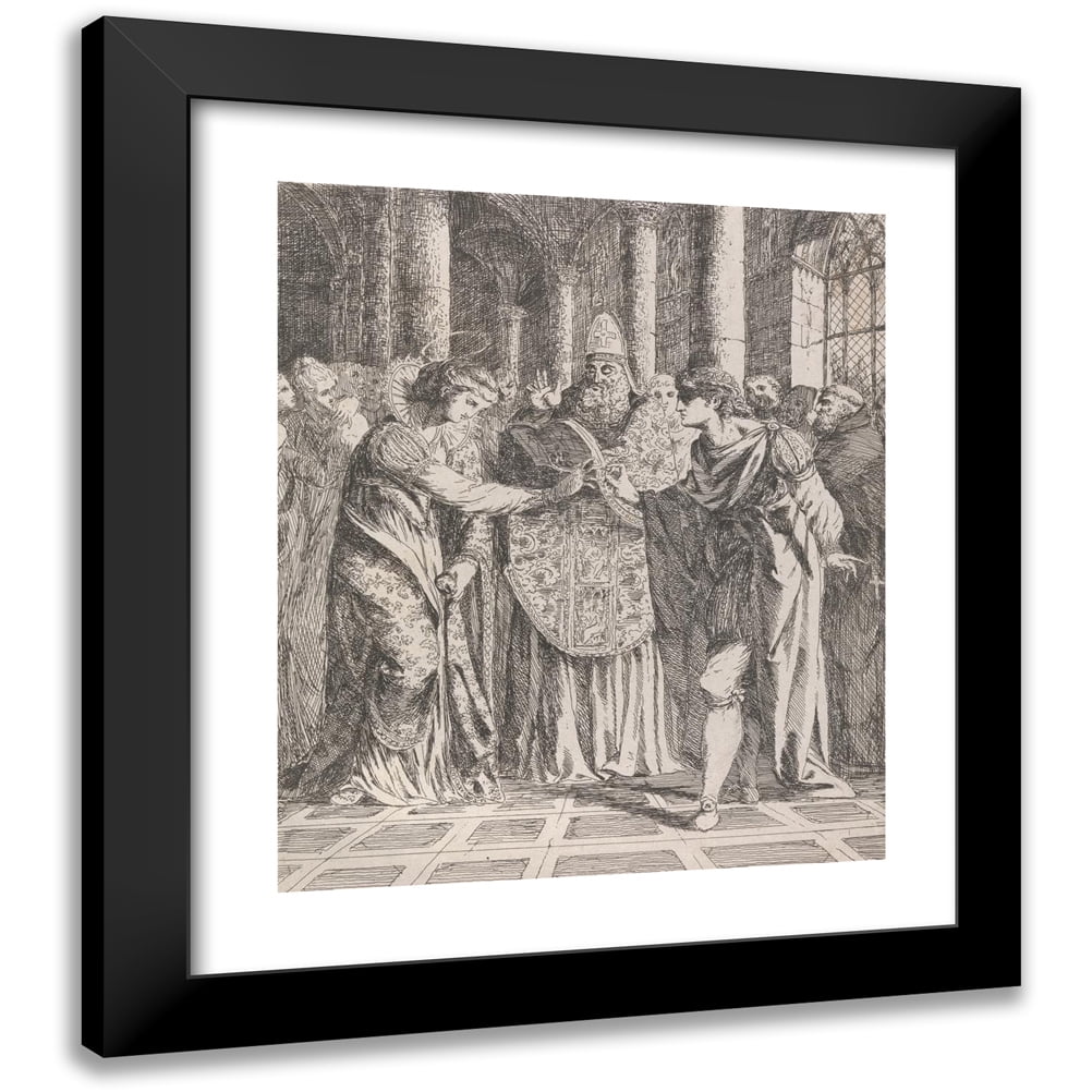 Alexander Runciman 20x23 Black Modern Framed Museum Art Print Titled ...