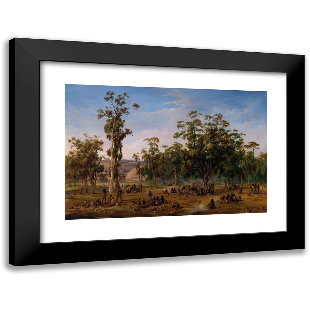 Alexander Schramm 14x11 Black Modern Framed Museum Art Print Titled ...
