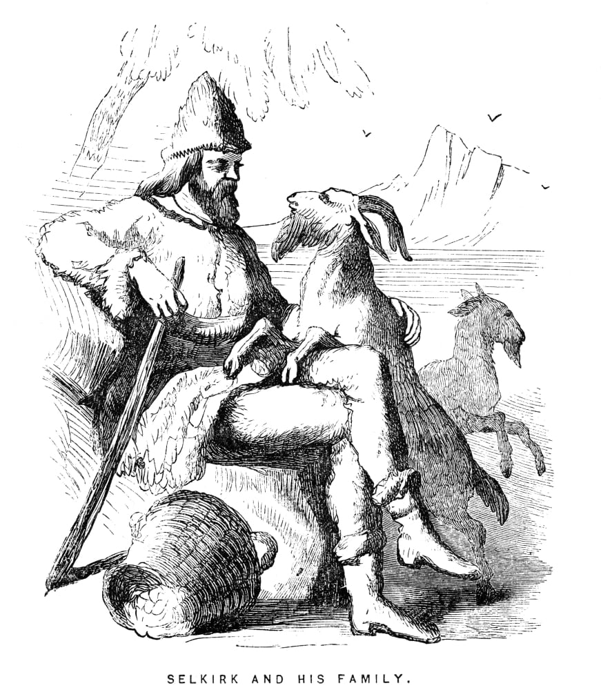 Alexander Selkirk N(1676-1721). Scottish Sailor The Basis Of Daniel ...