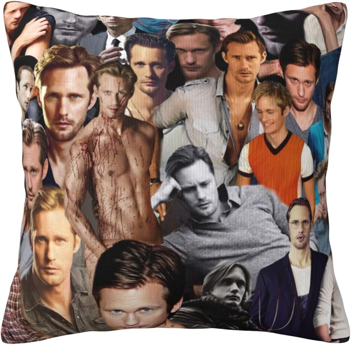 Alexander Skarsgard Pillow Covers 18 X 18 Inch Decorative Throw Cushion ...