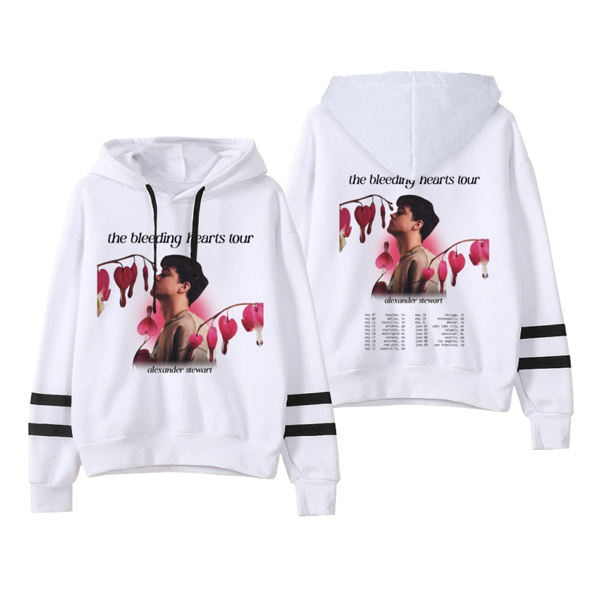 Alexander Stewart The Bleeding Hearts Tour 2024 Hoodie Merch Men Women ...