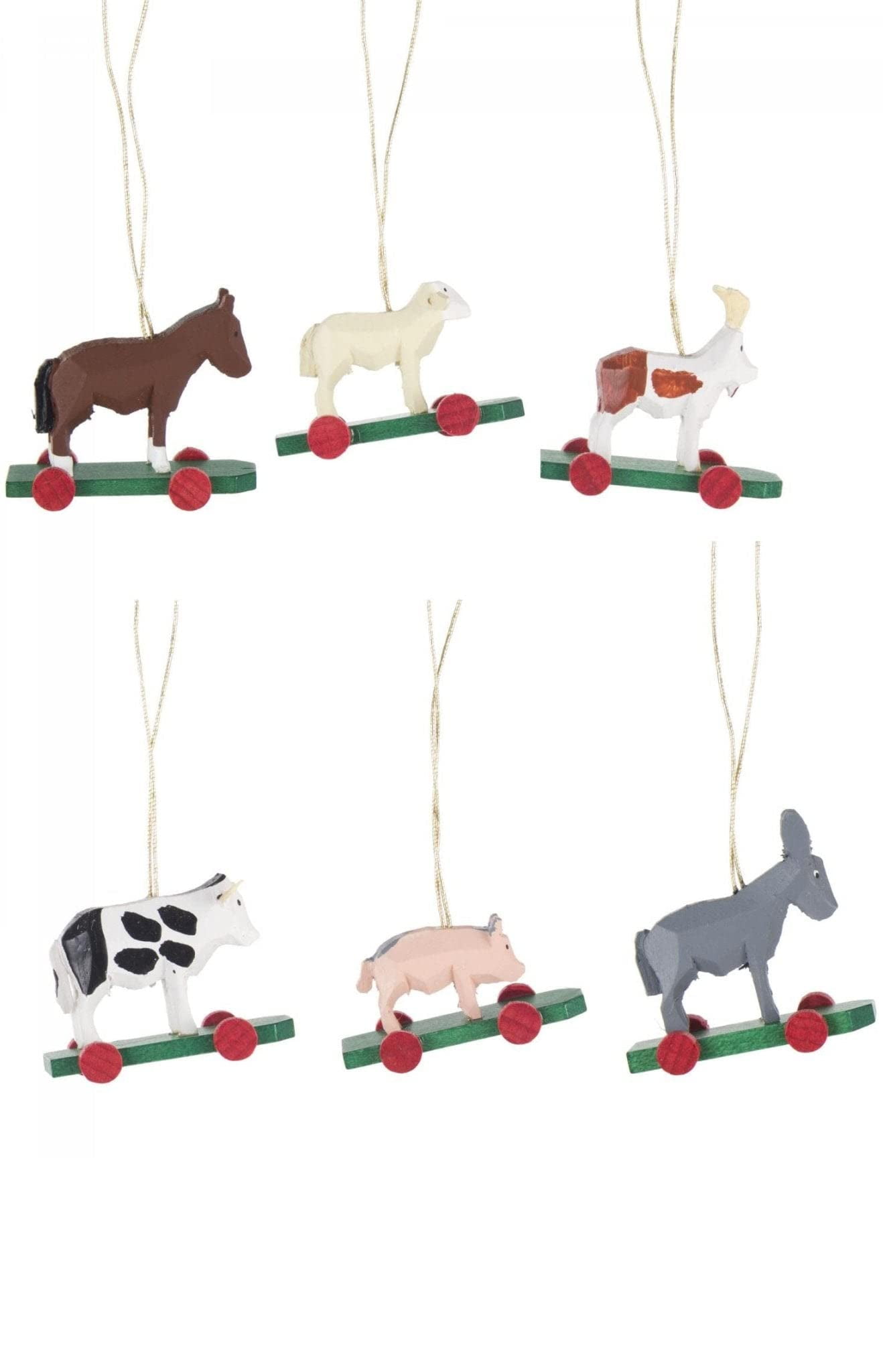 Alexander Taron 199-141-1 DREGENO Easter Ornaments - Farm Animal Set 6 ...