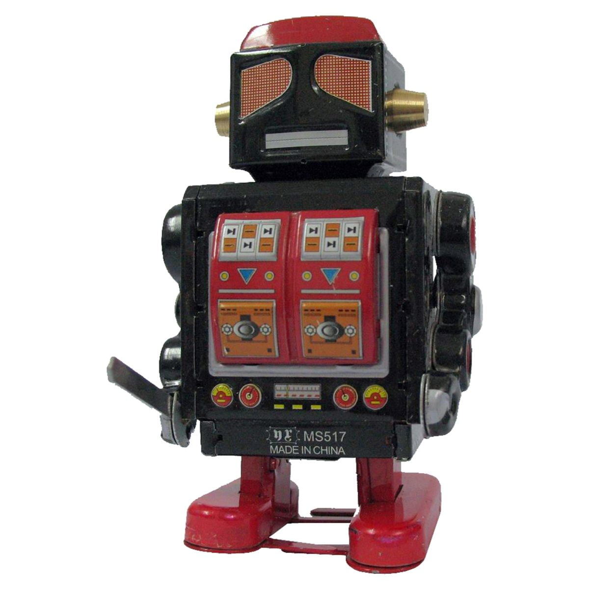 Alexander Taron Old Fashioned Collectible Robot Tin Toy - 3.75" - Black ...