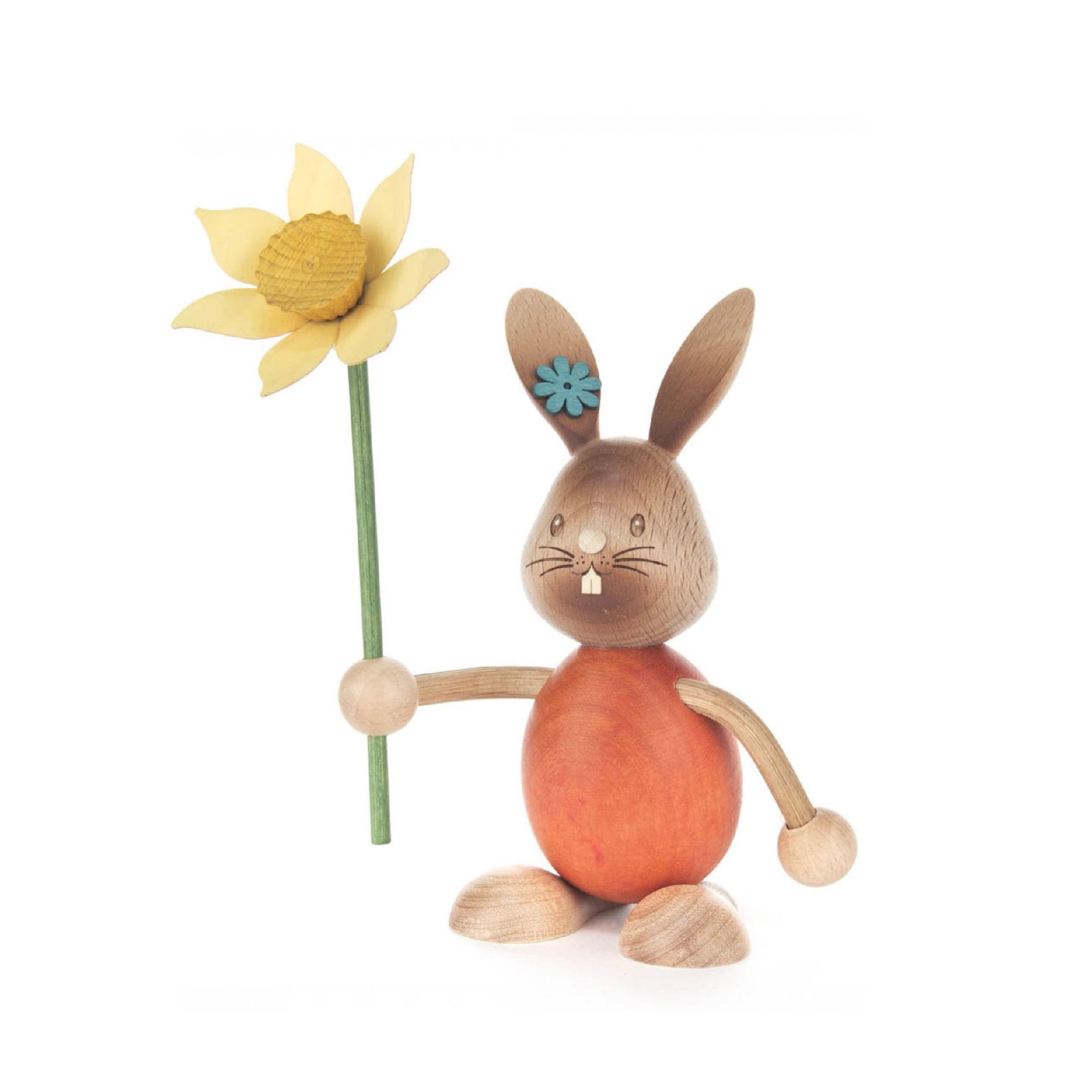 Alexander Taron 5.75” Dregeno Rabbit with Daffodil Easter Figure ...