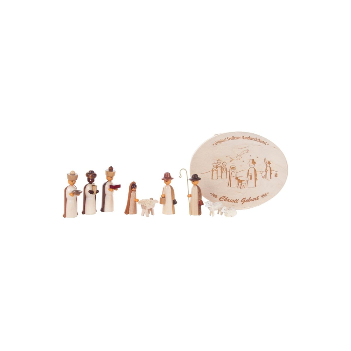 Alexander Taron 5" Dregeno Nativity Figurines Christmas Chip Box ...