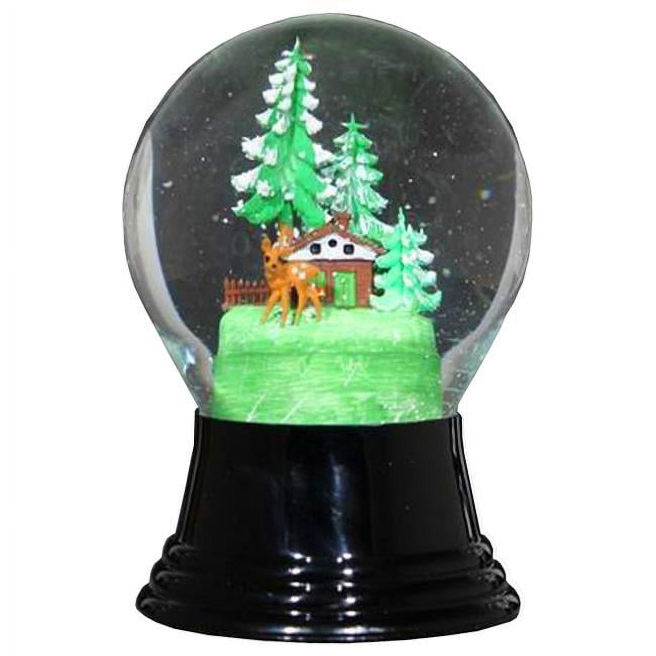 Alexander Taron 5" Perzy Woodland Cottage Christmas Snow Globe ...