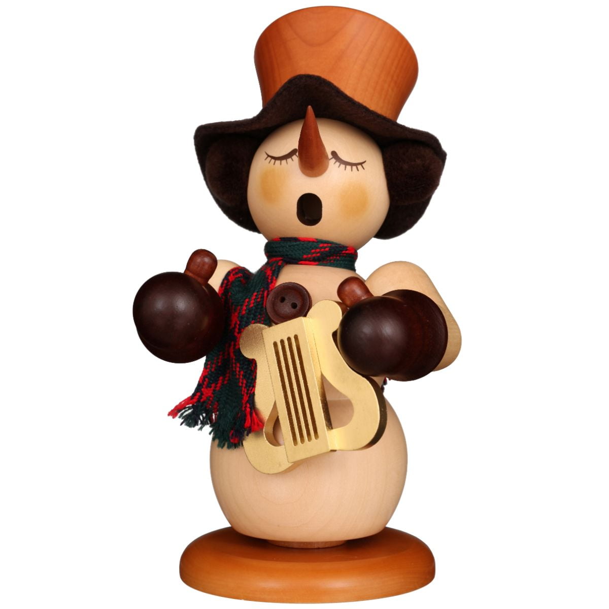 Alexander Taron 9.25" Brown and Black Christian Ulbricht Smoker Snowman ...