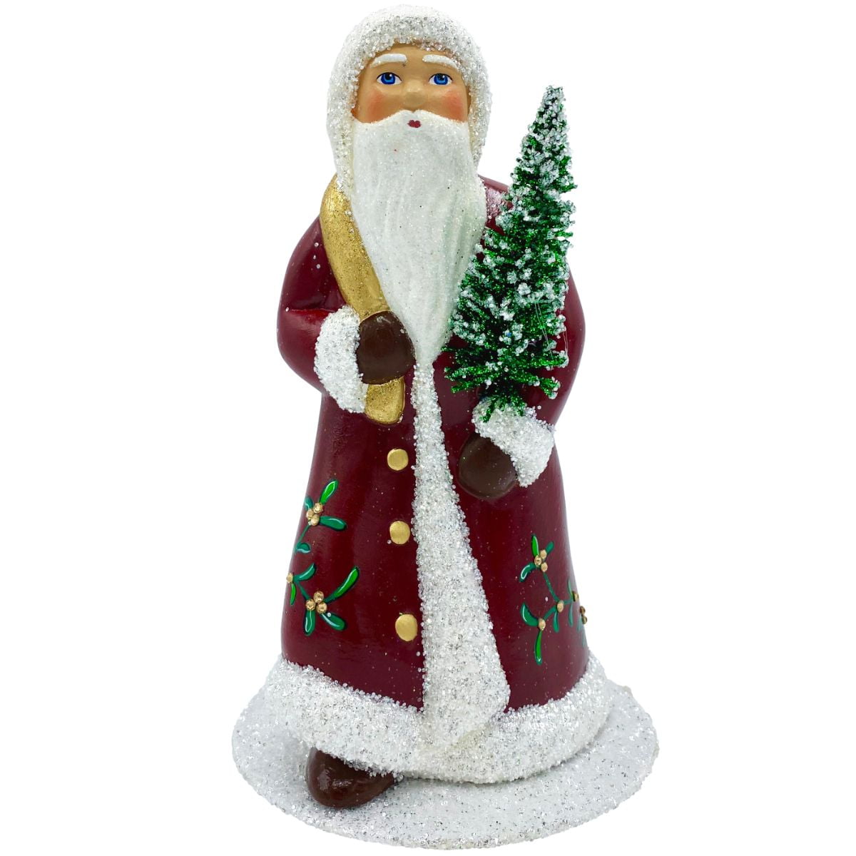 Alexander Taron 9" Santa Schaller Paper Mache Christmas Candy Container ...