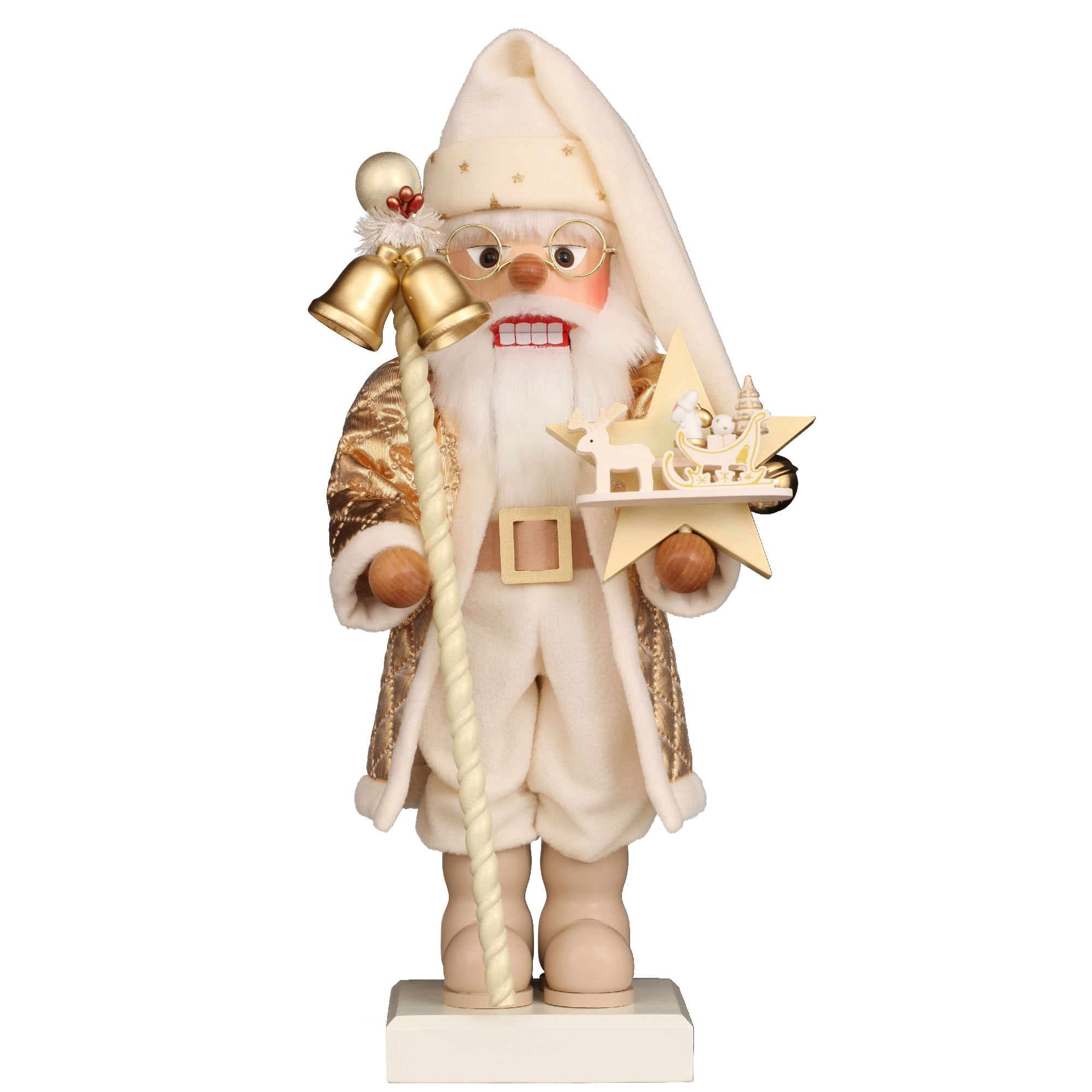 Alexander Taron 18” Golden Dreams Santa Christmas Tabletop Figurine ...