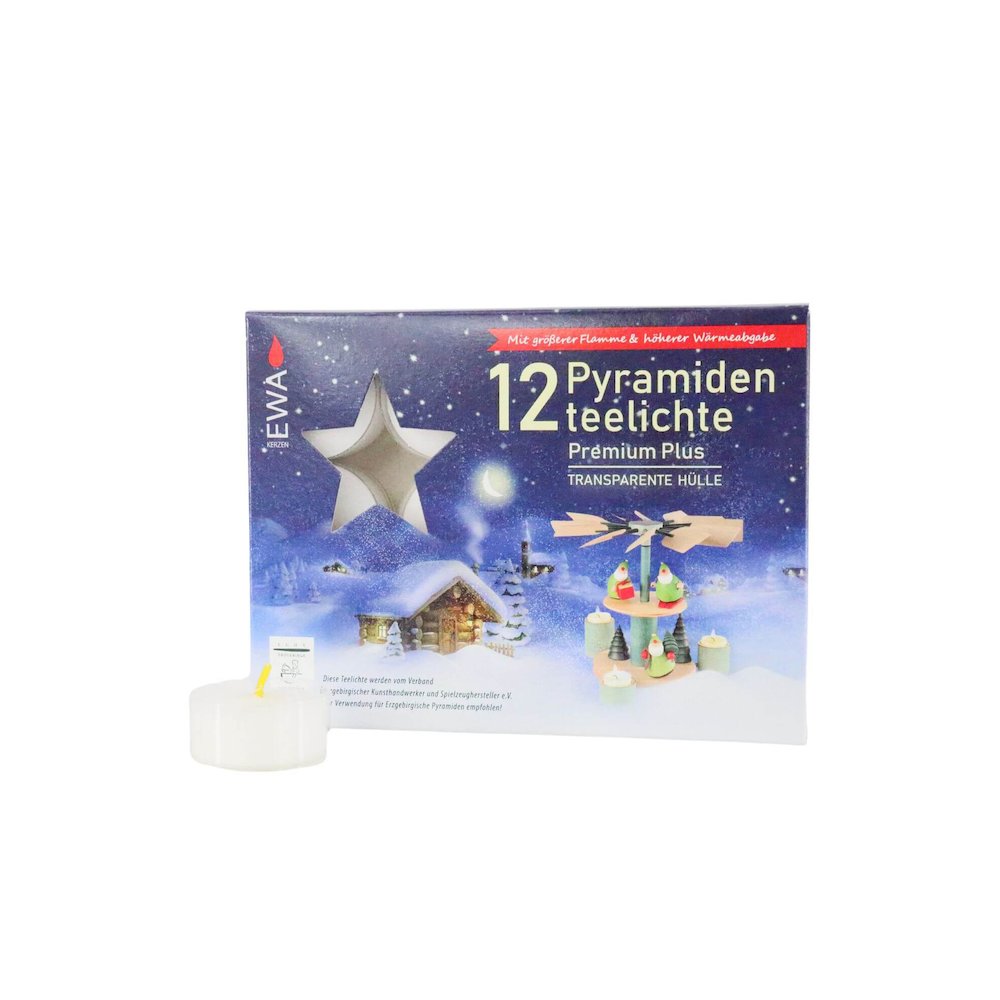 EWA German Tea Lights (Pack of 12) PLASTIC HOLDER - Walmart.com