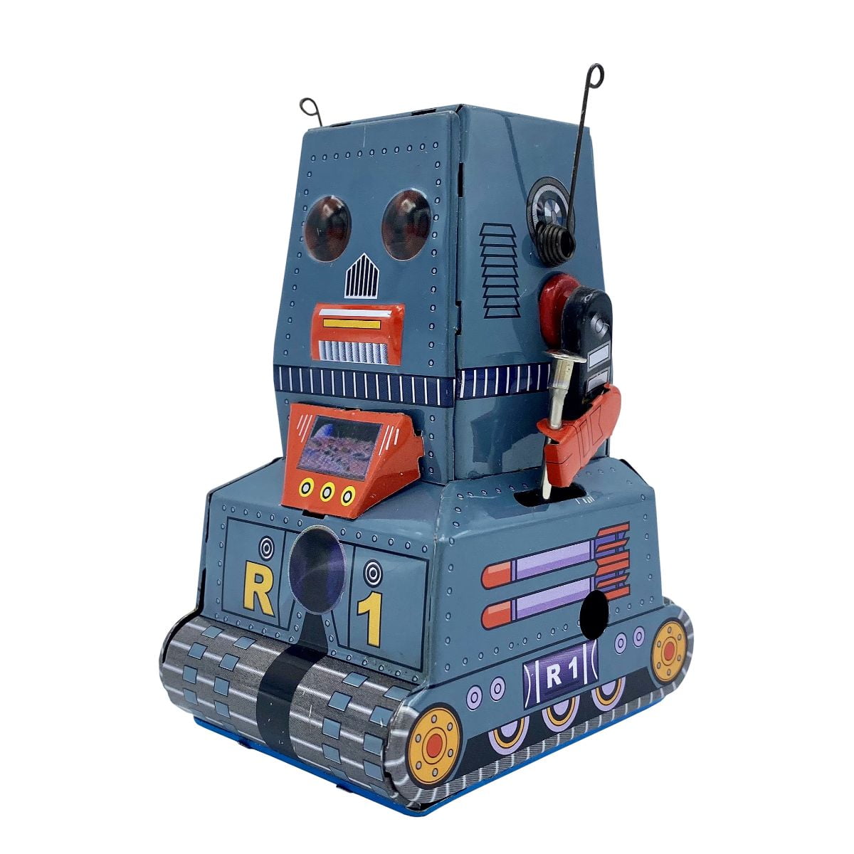 Alexander Taron Home Decoration Collectible Tin Toy - Robot - 4""H x 2. ...