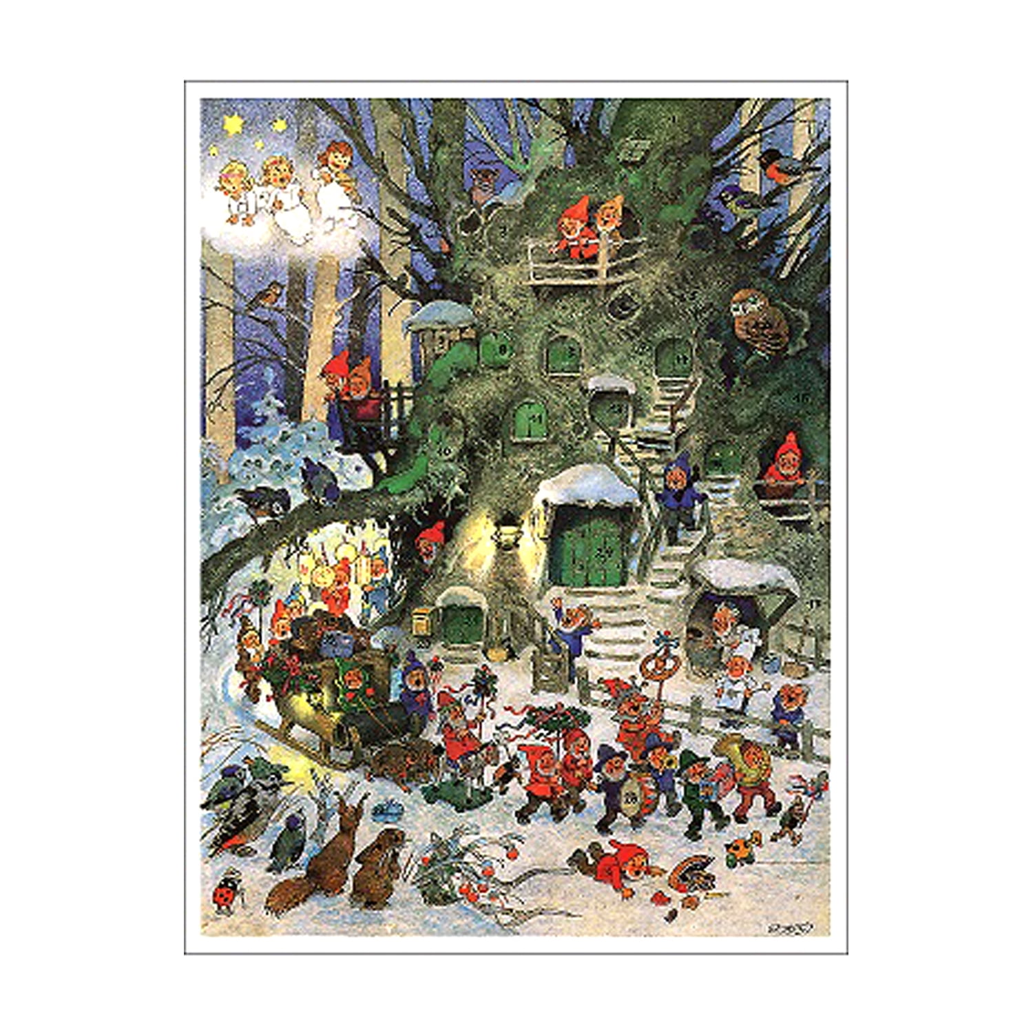 Alexander Taron Importer 11571 Korsch Advent-Elf Parade-15.5" H x 11.5 ...
