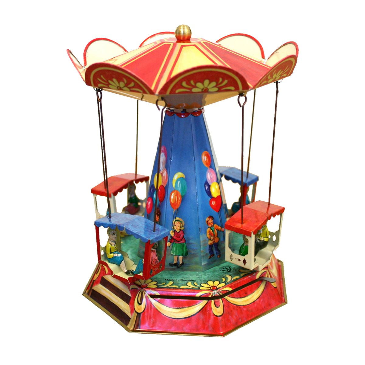 Alexander Taron Old Fashioned Carousel Adult Lever Wind Collectible Tin ...