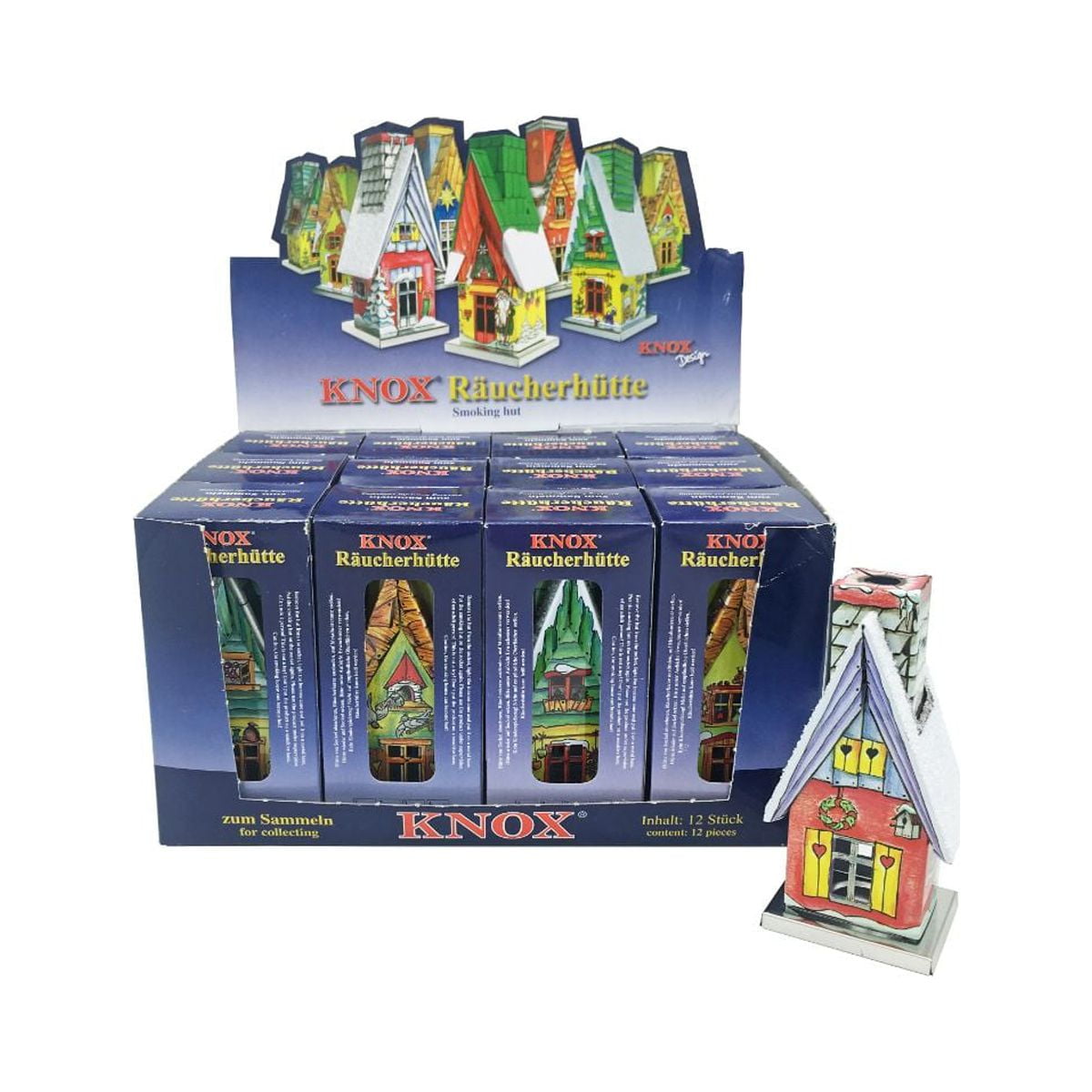 Alexander Taron Set of 12 Knox Assorted Metal Incense Houses 10.5 ...