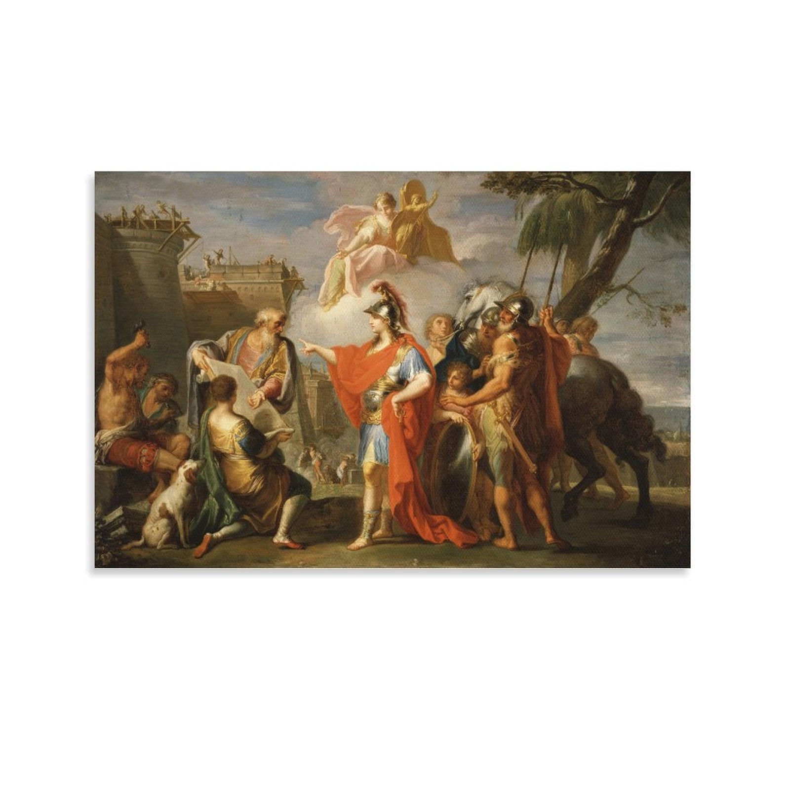 Alexander The Great Poster 4 Posters Wall Art Painting Canvas Gift ...