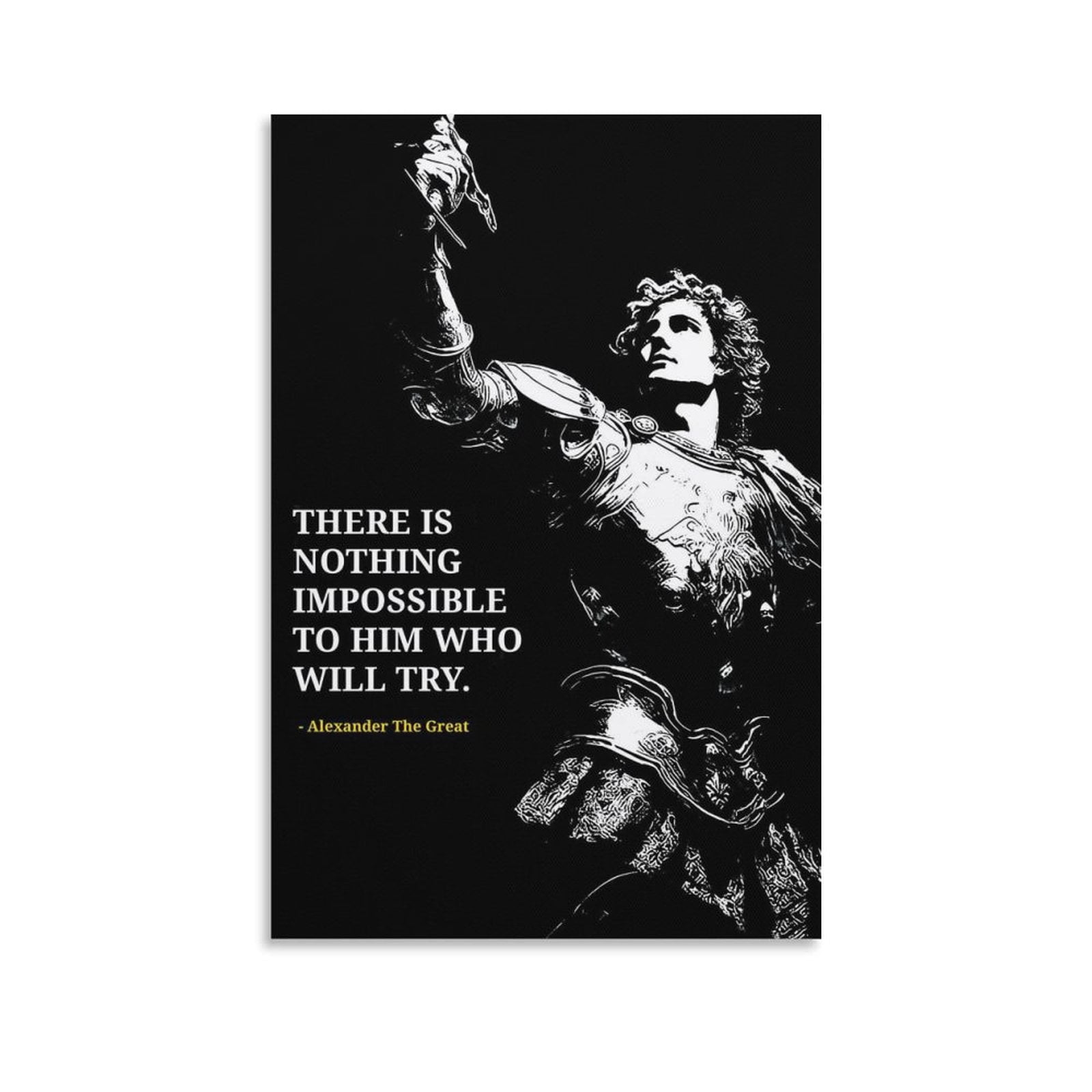 Alexander The Great Poster Painting On Canvas Wall Art Poster Scroll ...