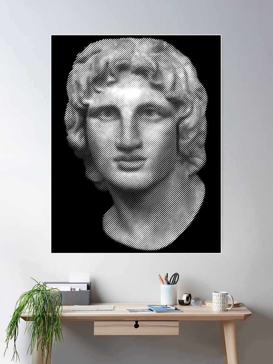 Alexander The Great Poster Wall Art, Modern Wall Decor For Living Room ...