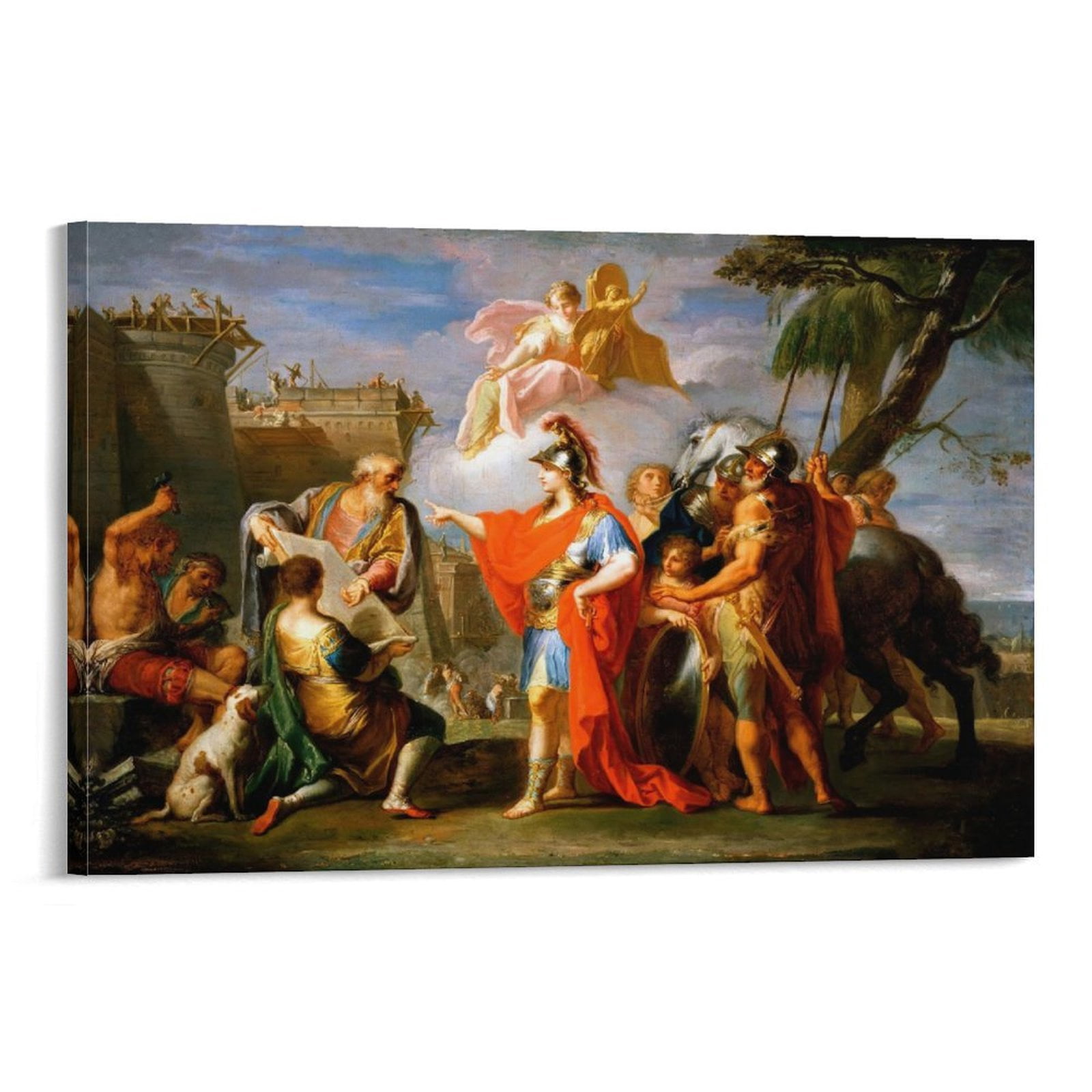 Alexander The Great Poster Wall Art Poster Scroll Canvas Painting ...