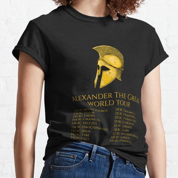 Alexander The Great World Tour Ancient Greek History Classic T-shirt ...