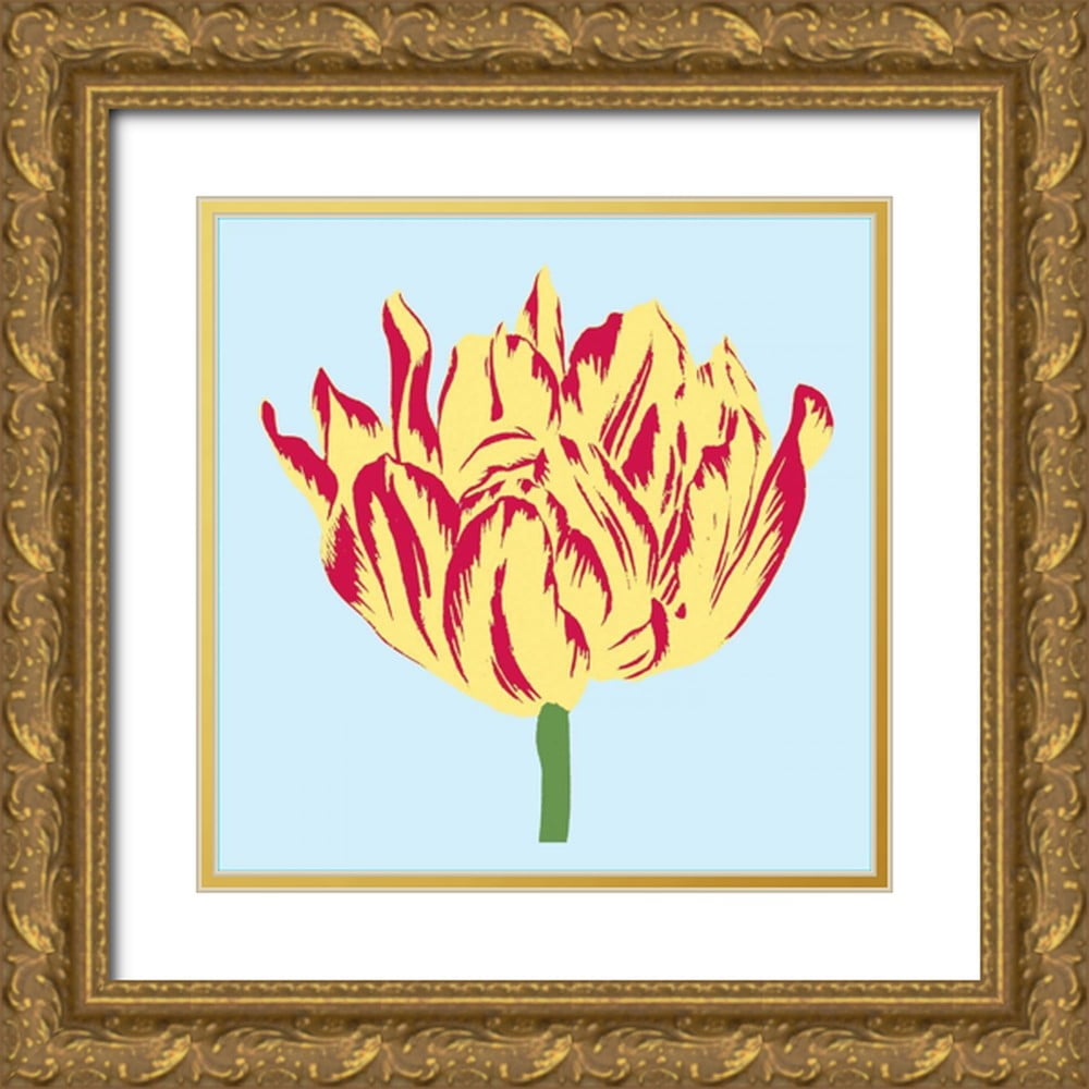 Alexander, Zachary 12x12 Gold Ornate Wood Framed with Double Matting ...