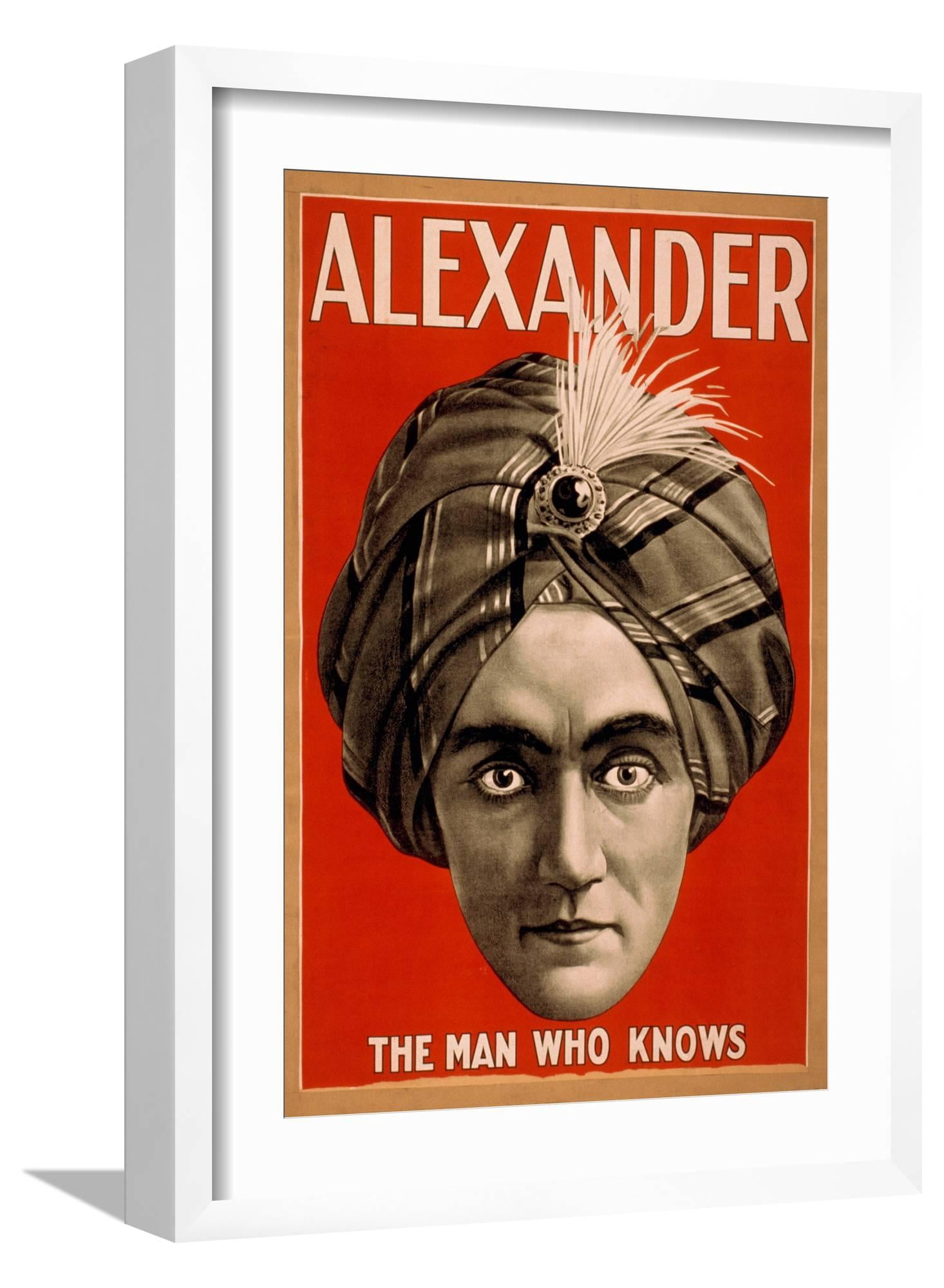 Art.com Alexander the Man who Knows Magic Poster Art Print by Lantern ...