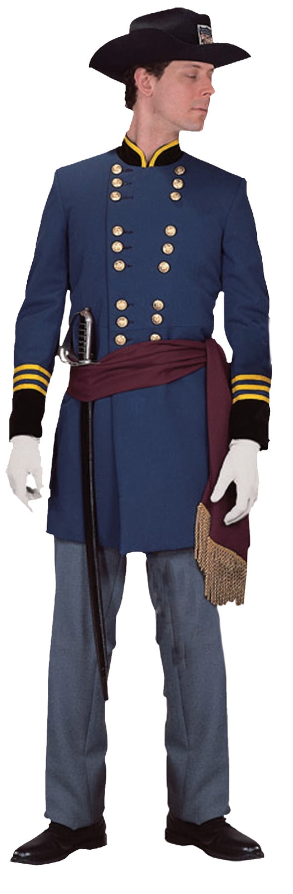 Alexanders Costumes AA90LG Men's Union Officer Costume - Large ...