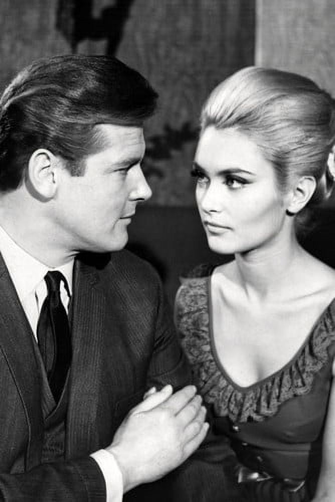 Alexandra Bastedo Roger Moore The Saint Classic TV Portrait 24x36 ...