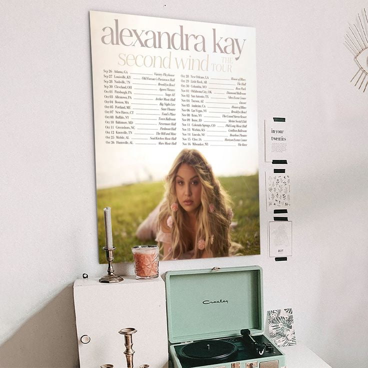Alexandra Kay 2025 – Second Wind The Tour Poster Size 24''x36''-The ...