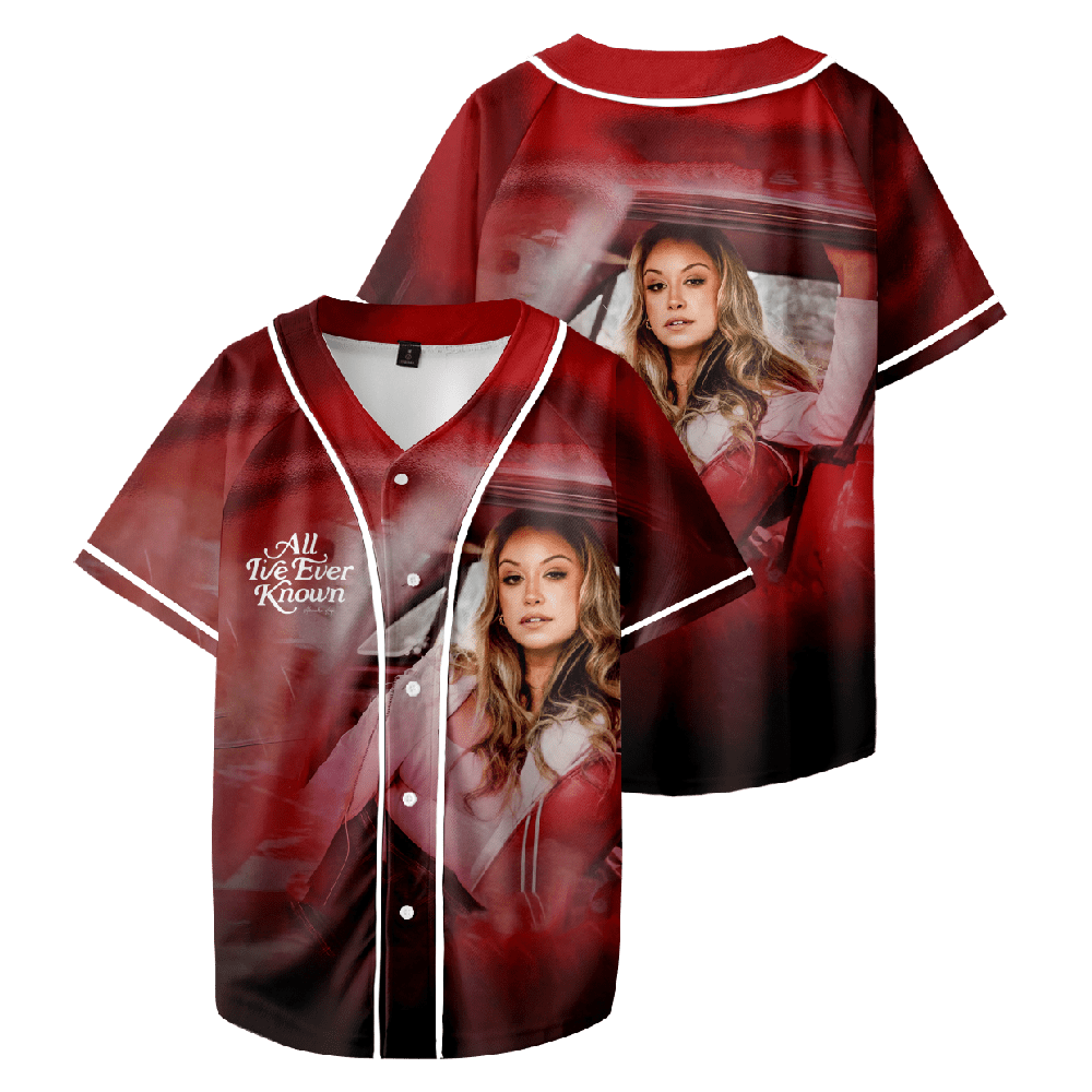 Alexandra Kay Merch Baseball Jersey Men/Women Casual Thin button ...