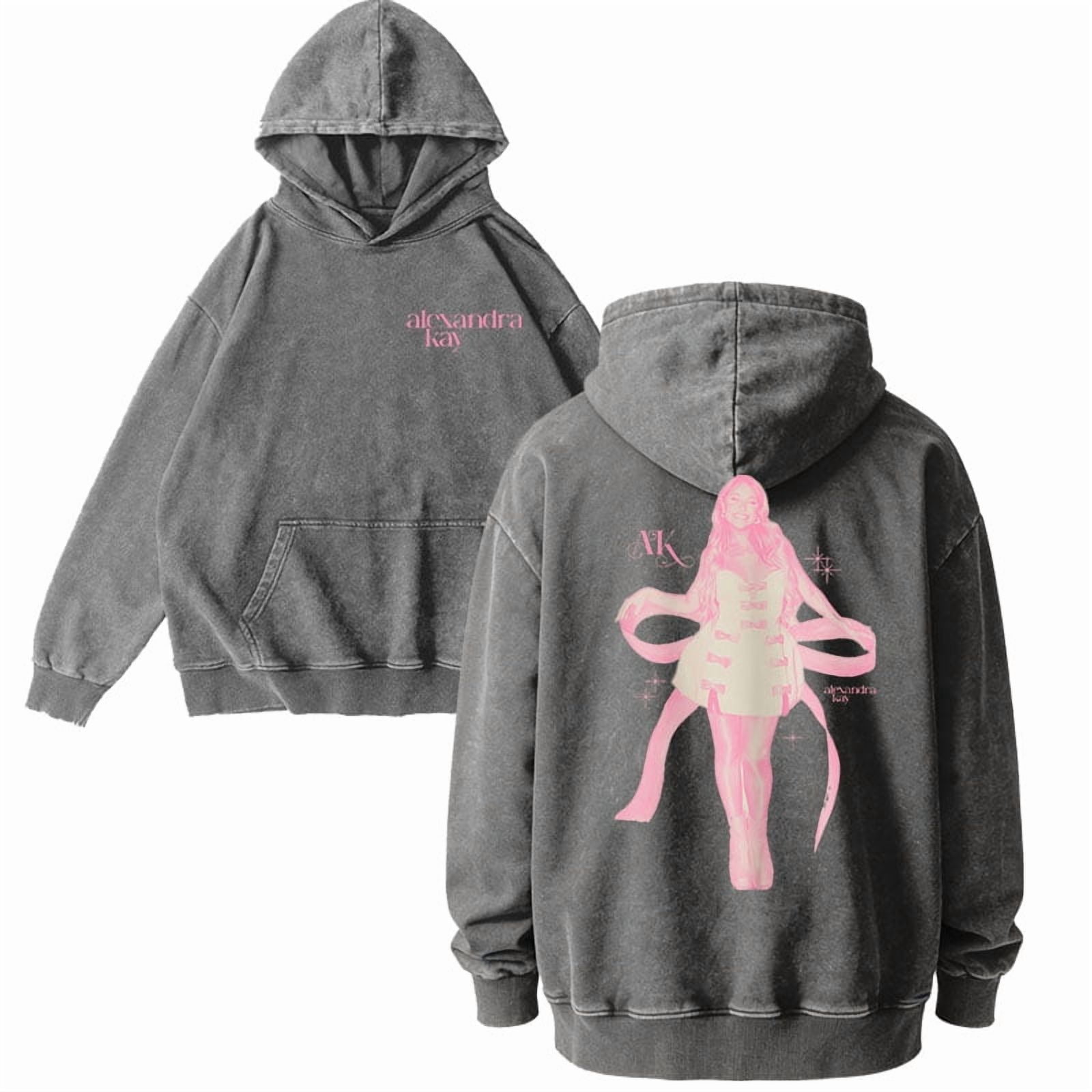 Alexandra Kay Merch Bow Sand Hoodie Vintage Washed Dirtyfit Fashion ...
