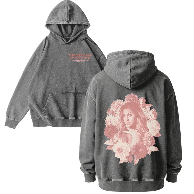 Alexandra Kay Merch Second Wind Hoodie Vintage Washed Dirtyfit Fashion ...