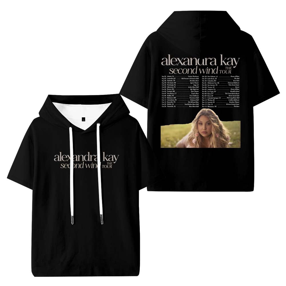 Alexandra Kay Second Wind The Tour Hooded T-Shirts Women Men Short ...