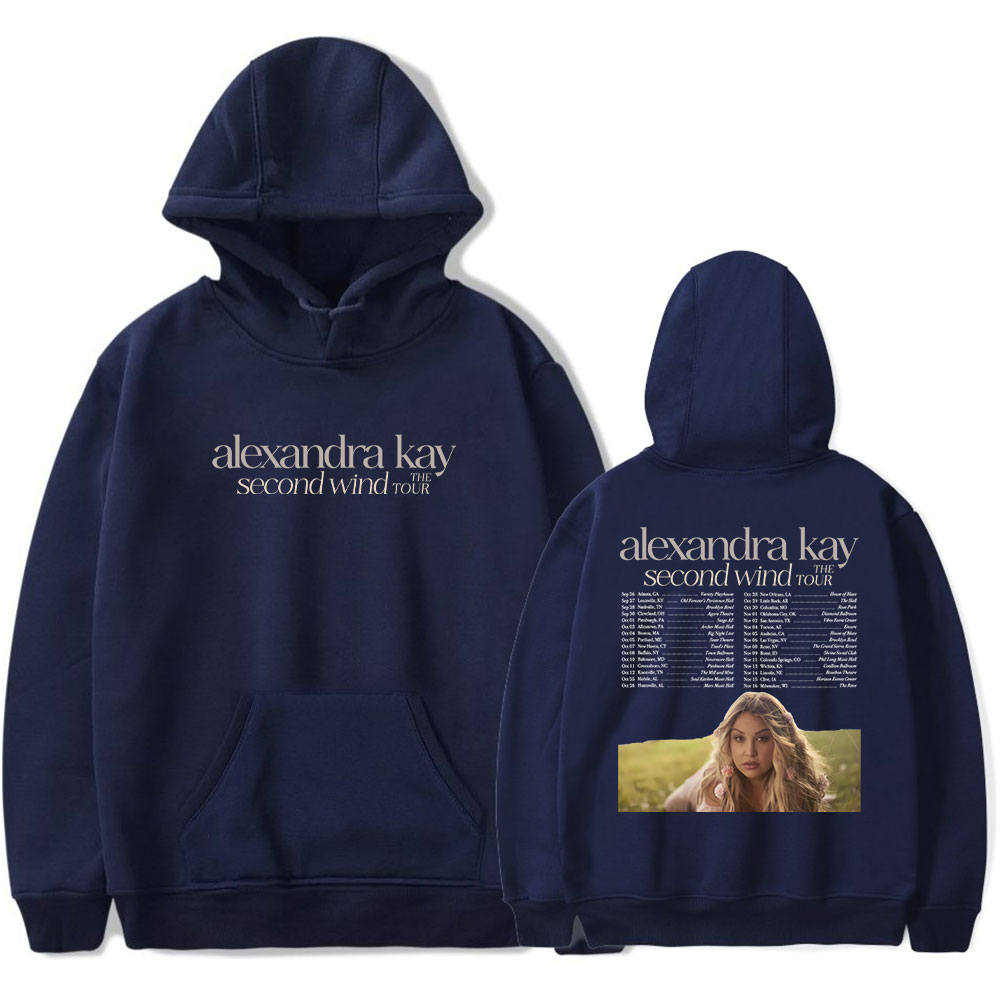 Alexandra Kay Second Wind The Tour Hoodies Women Men Casual Long Sleeve ...
