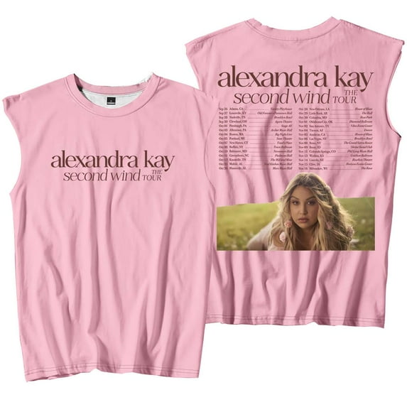 Alexandra Kay Second Wind The Tour Tank Tops Sleeveless T-Shirt port ...