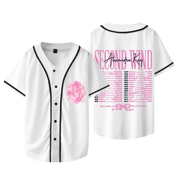 Alexandra Kay Second Wind Tour 2025 Baseball Jacket Tee Women Men V ...
