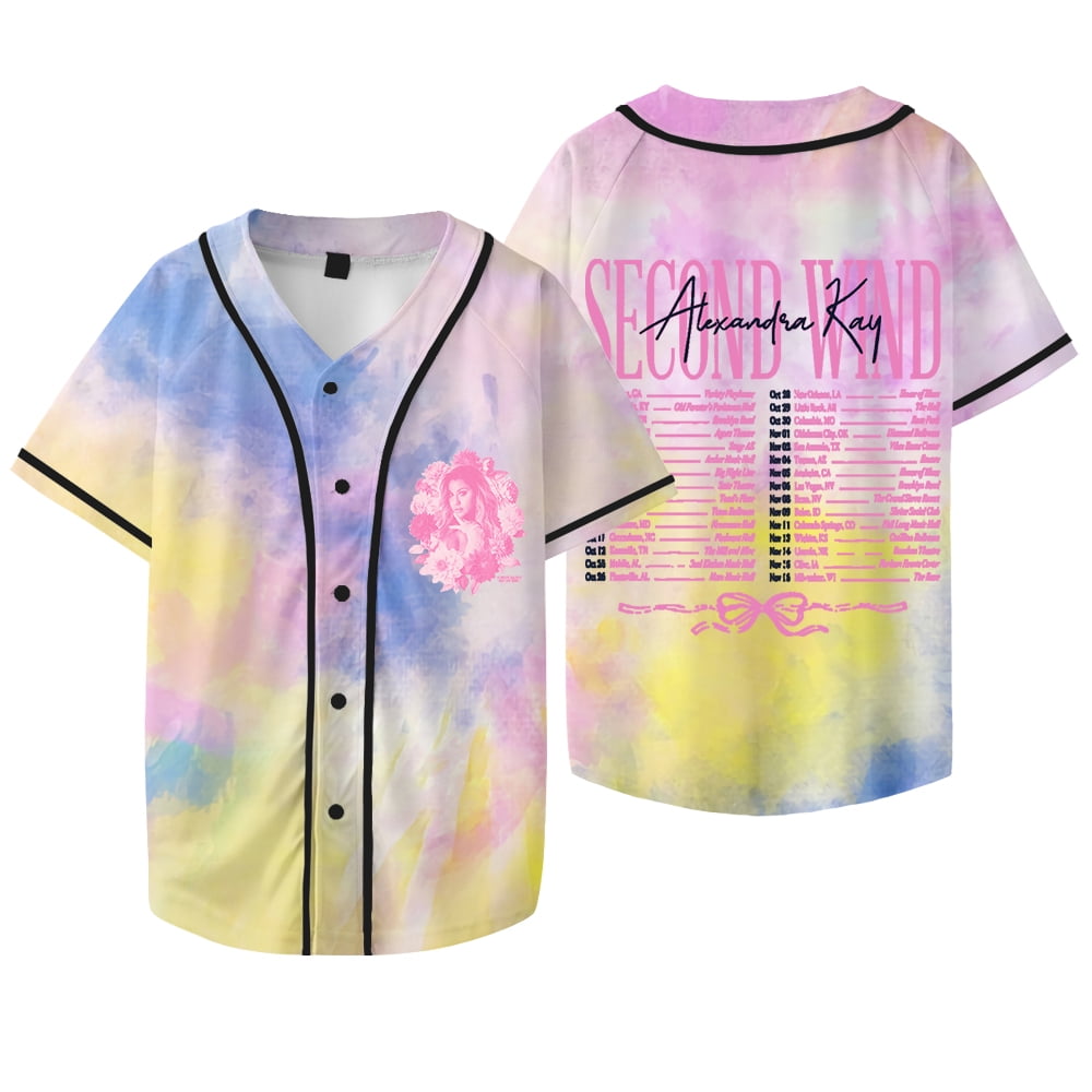 Alexandra Kay Second Wind Tour 2025 Baseball Jacket Tee Women Men V ...