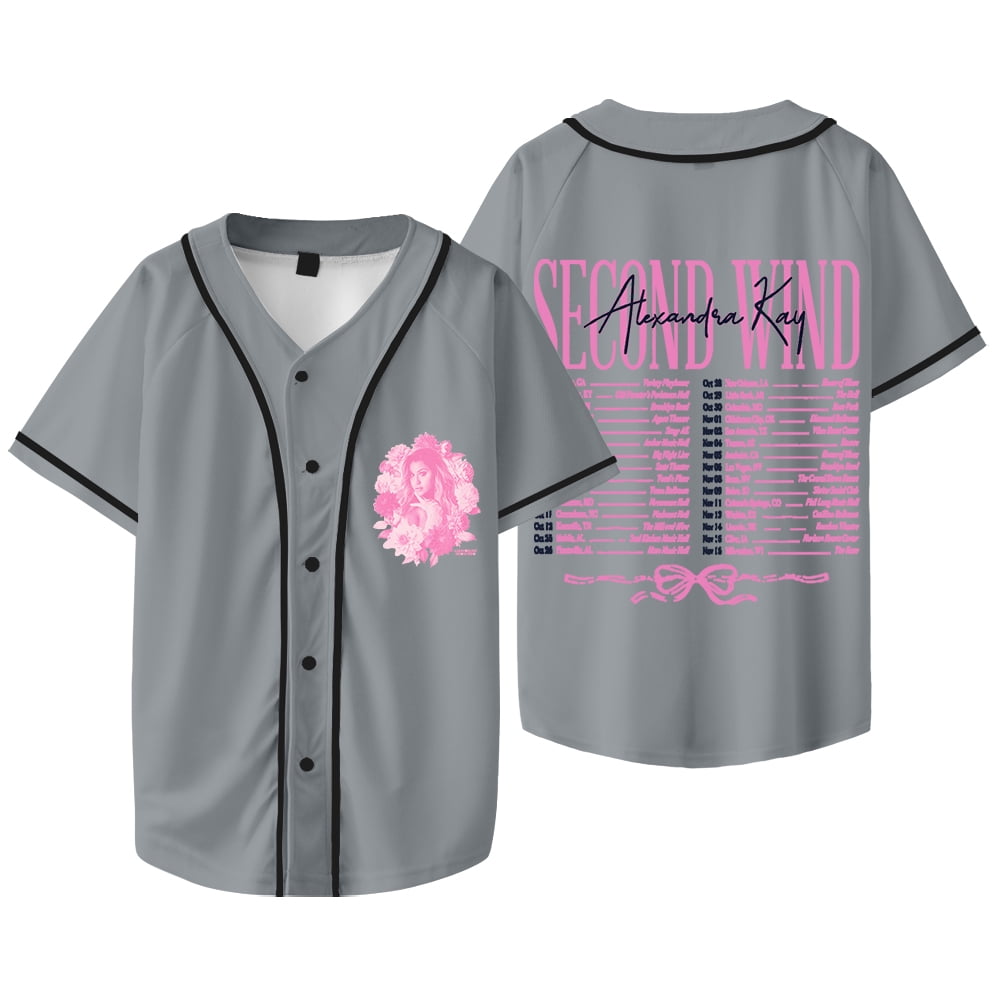Alexandra Kay Second Wind Tour 2025 Baseball Jacket Tee Women Men V ...