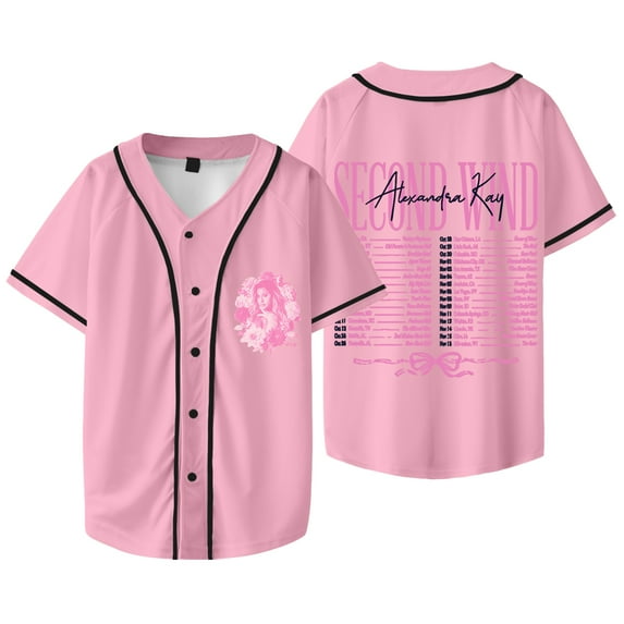 Alexandra Kay Second Wind Tour 2025 Baseball Jacket Tee Women Men V ...