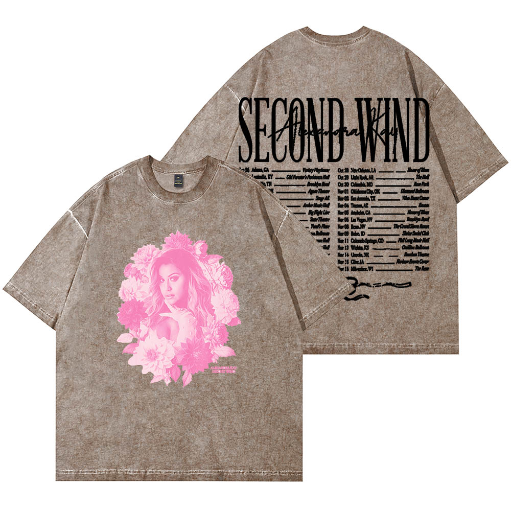 Alexandra Kay Second Wind Tour 2025 Wash T-Shirts Women Men Fashion ...