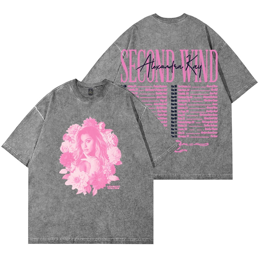 Alexandra Kay Second Wind Tour 2025 Wash T-Shirts Women Men Fashion ...
