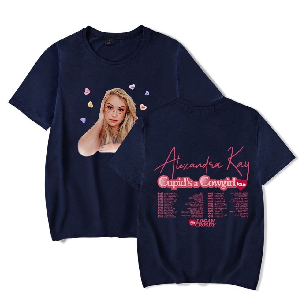 Alexandra Kay T-shirt unisex fashion summer short sleeved casual round ...