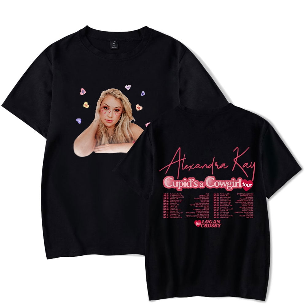 Alexandra Kay merch Cupid's A Cowgirl Tour tshirt crewneck short sleeve ...