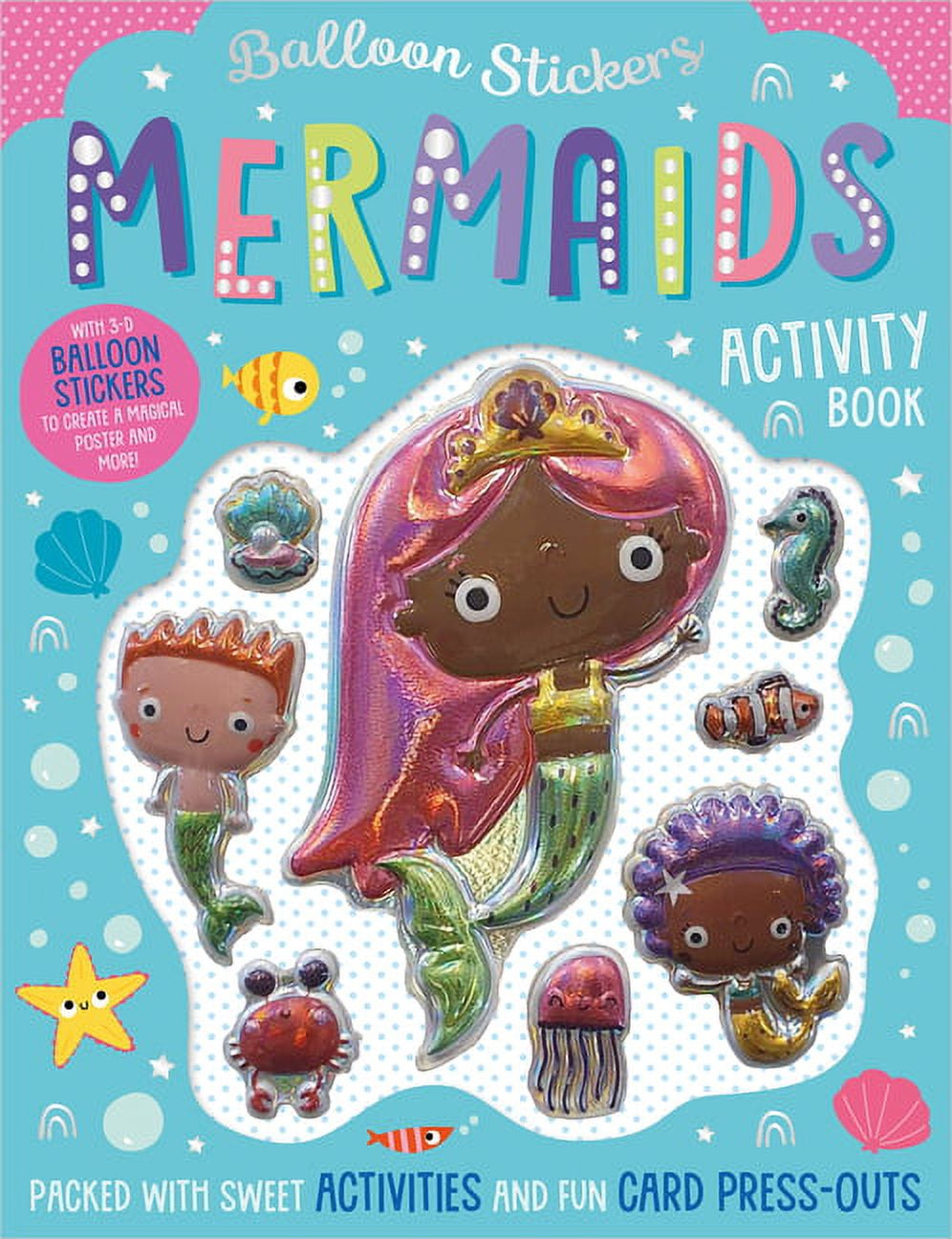 Alexandra Robinson: Balloon Stickers Mermaids Activity Book (Hardcover ...