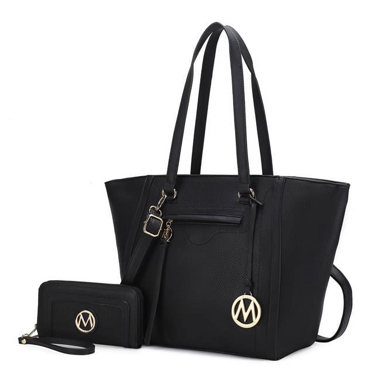 Alexandra Vegan Leather Women's Tote Handbag with Wallet 2 pcs ...