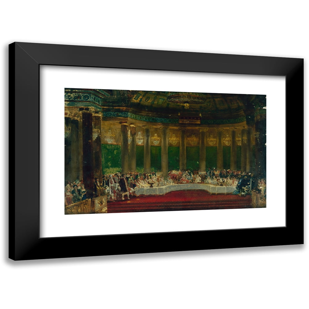 Alexandre Benoit Jean Dufay 14x11 Black Modern Framed Museum Art Print ...