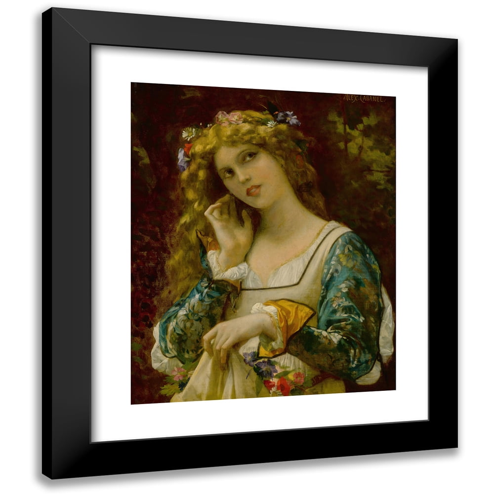 Alexandre Cabanel 12x14 Black Modern Framed Museum Art Print Titled ...