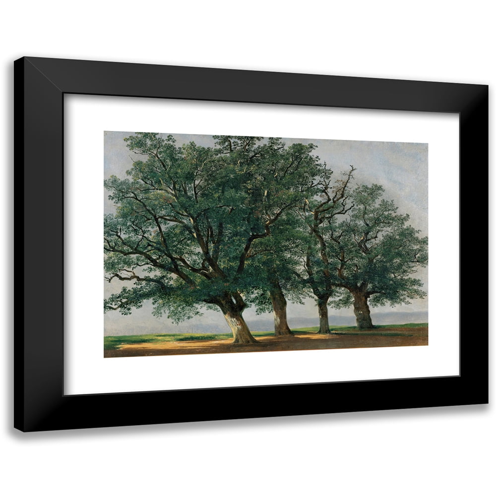 Alexandre Calame 18x14 Black Modern Framed Museum Art Print Titled ...