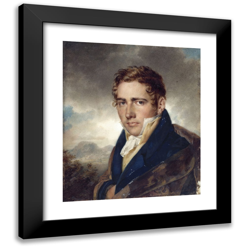 Alexandre Evariste Fragonard 12x14 Black Modern Framed Museum Art Print ...